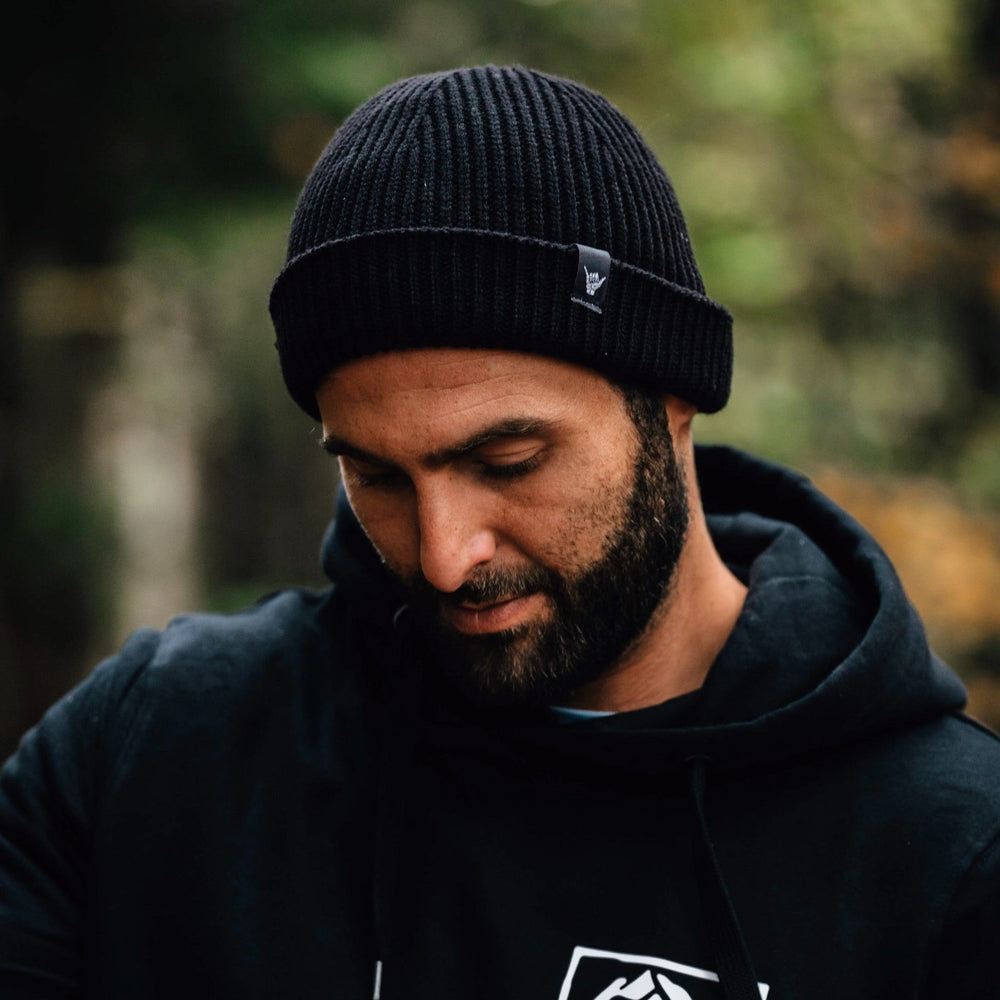 Fisherman Beanie - Black – Stoked&Woke Clothing