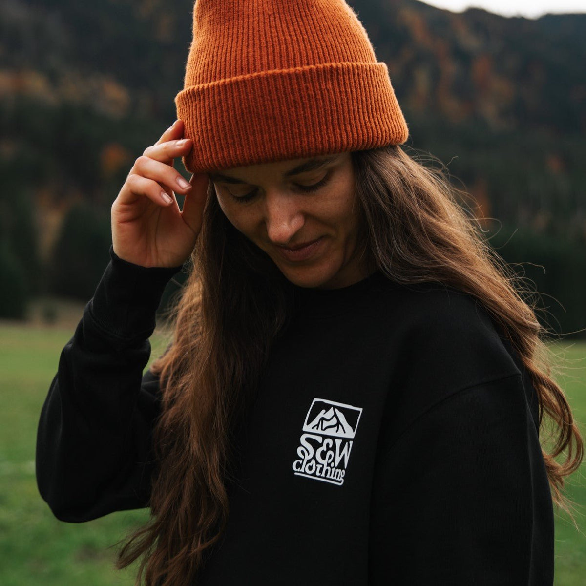 Organic "Land Meets Sky" Pullover Sweatshirt – Stoked&Woke Clothing