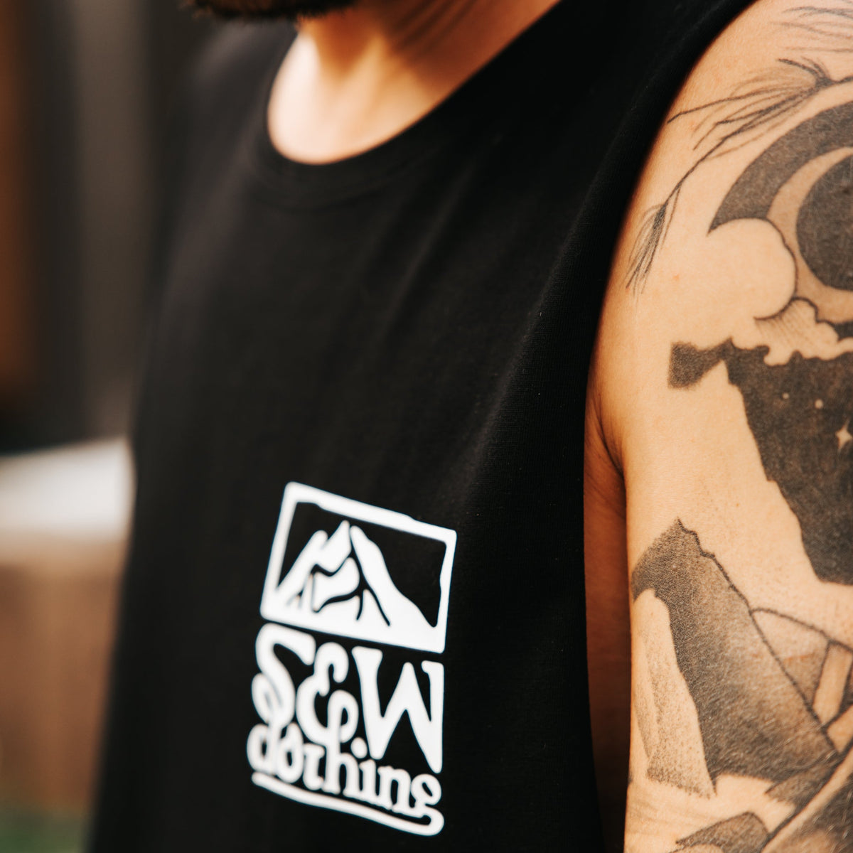 Organic "Land Meets Sky" Tank Top – Stoked&Woke Clothing