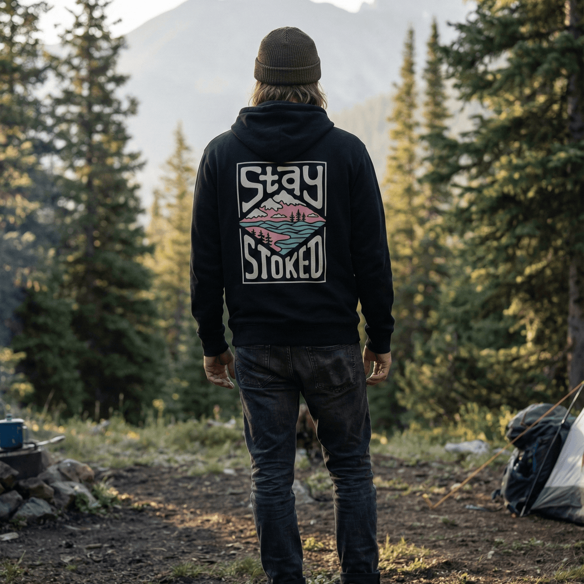 Organic "Stay Stoked Vol.02" Hoodie – Stoked&Woke Clothing
