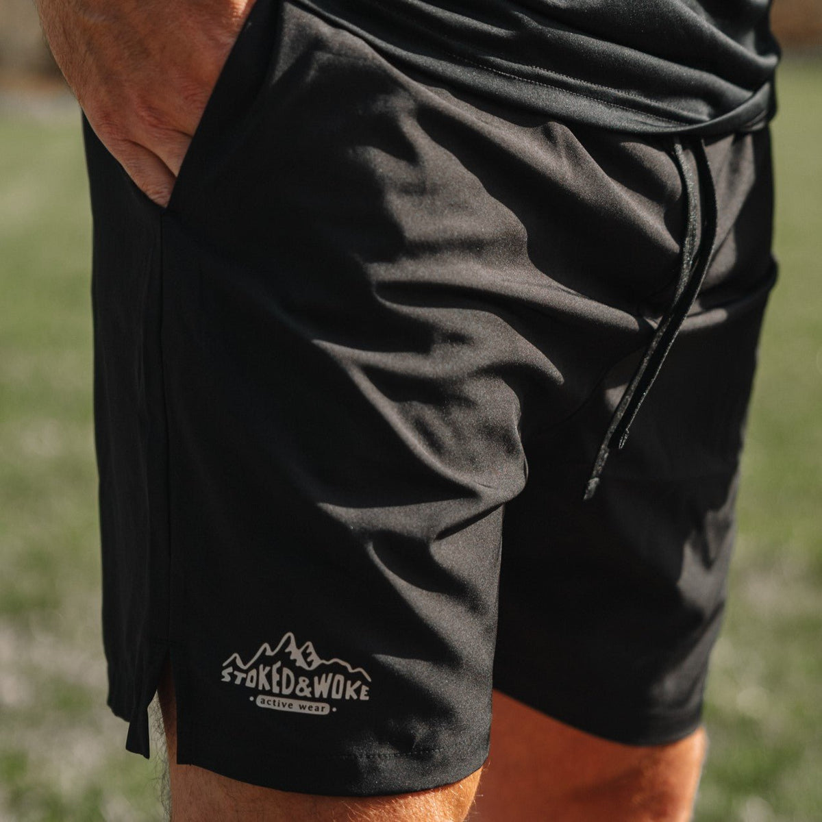 Recycled "Active" Shorts – Stoked&Woke Clothing