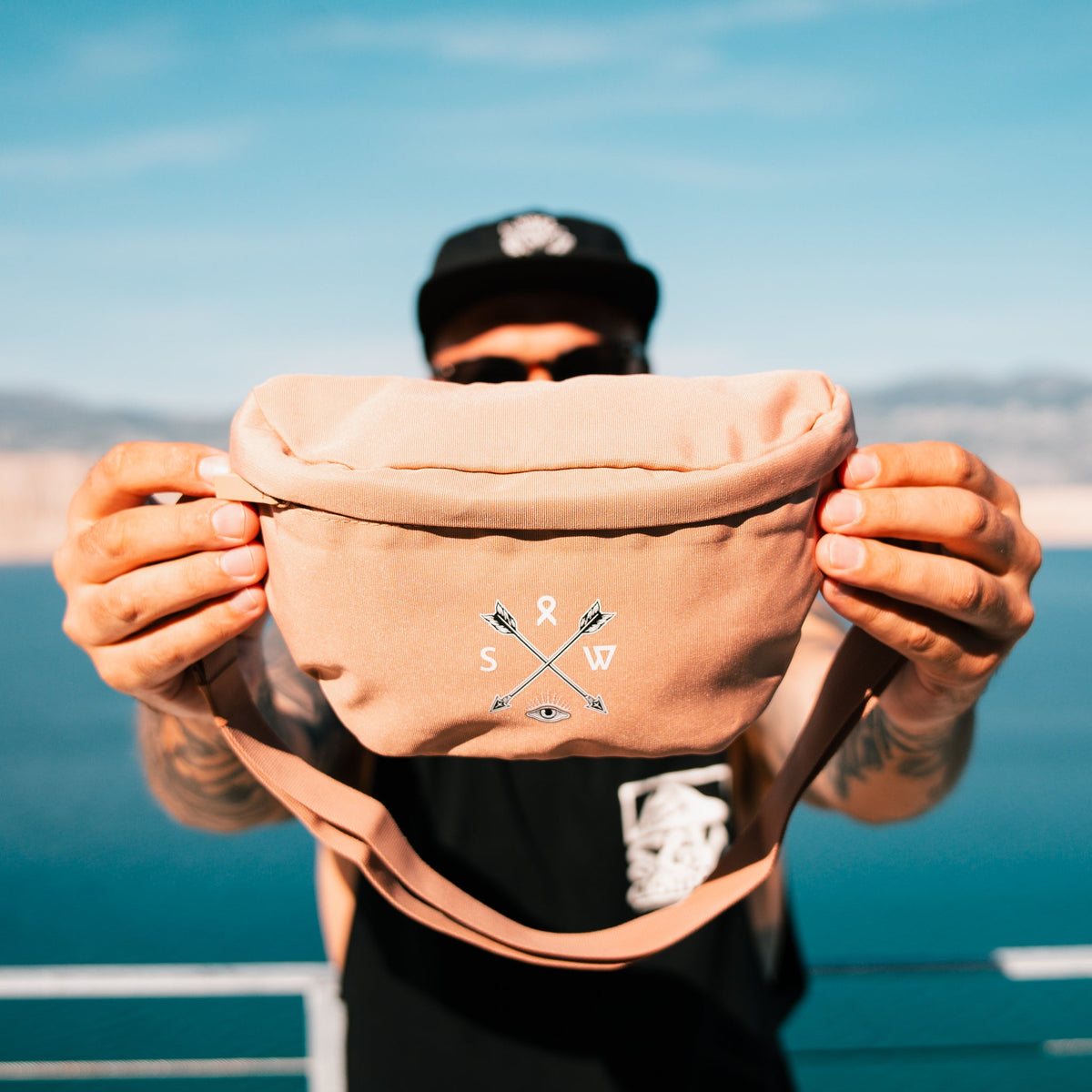 Recycled Hip Bag - Hazelnut – Stoked&Woke Clothing